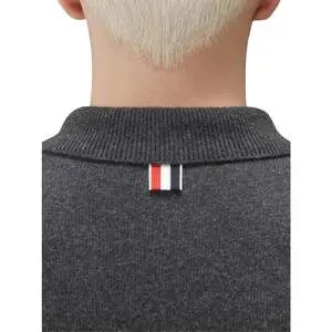 Thom Browne Grey Polo Shirts - Gray