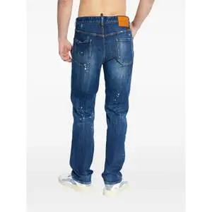 Dsquared2 Denim Jeans With Paint Splatter Effect