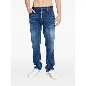 Dsquared2 Denim Jeans With Paint Splatter Effect