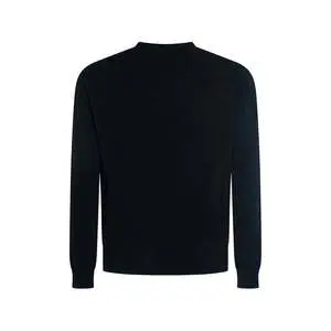 Malo Ribbed Crew Neck Long Sleeve Sweater - Multicolor