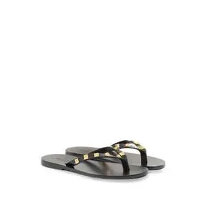 Valentino Garavani Studded Calfskin Flip-flops