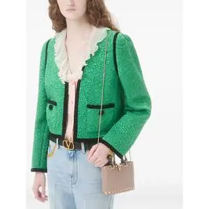Valentino Garavani Studded Tote Bag With Chain Strap - Pink