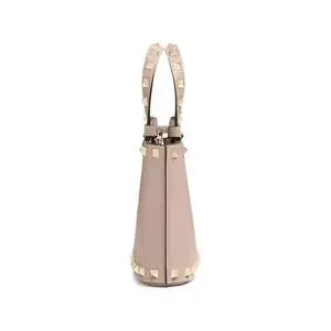 Valentino Garavani Studded Tote Bag With Chain Strap - Pink