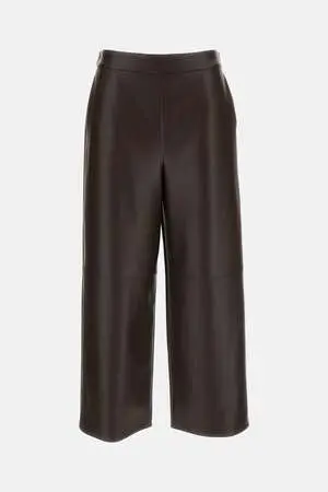 Max Mara Coated Jersey Cropped Trousers - Multicolor