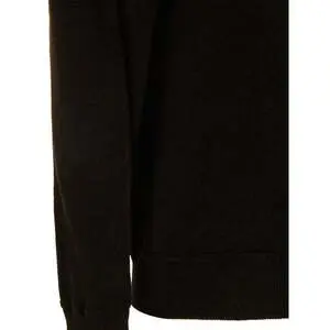 Malo Cashmere Crew Neck Raglan Sleeve Sweatshirt - Black