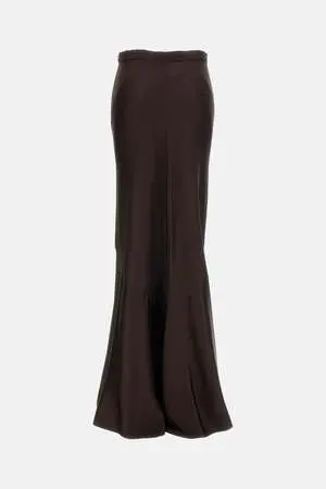 Max Mara Envers Satin Long Skirt - Multicolor