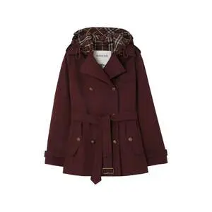 Burberry Trimmed Coats For Women