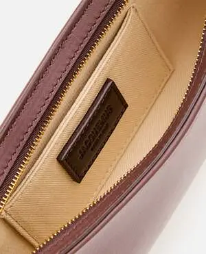 Jacquemus Le Bisou Perle Leather Shoulder Bag