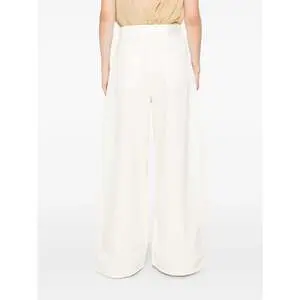 Sportmax Cotton Wide-leg Jeans - White