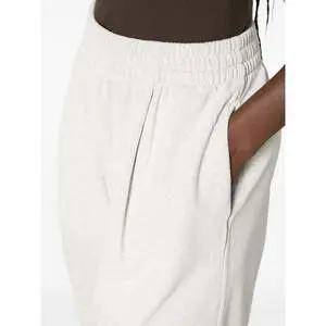 Prada Wide Leg Cotton Trousers - Gray
