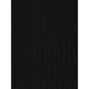 Max Mara Ribbed V-neck Knit Jumper - Black