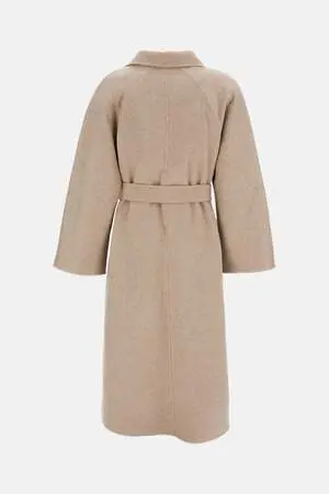 Max Mara Ludmilla Cashmere Wrap Coat - Multicolor