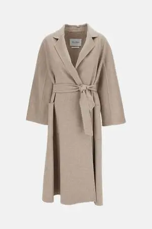 Max Mara Max Mara Ludmilla Cashmere Wrap Coat Multicolor