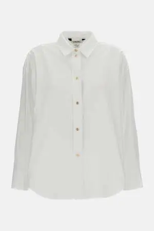 Max Mara Volonta Oxford Shirt With Jewel Buttons - Multicolor