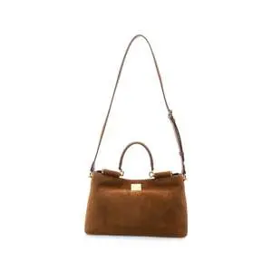 Dolce & Gabbana Suede Tote Bag - Brown