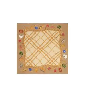 Burberry Neutrals Scarves - Cream