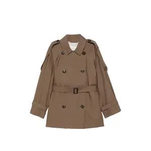 Max Mara Belted Double-breasted Trench Coat - Brown