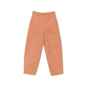 Chloé High-waisted Wide-leg Trousers - Pink