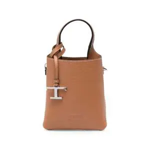 TOD'S T Timeless Tote Bag - Brown