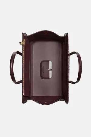 Bottega Veneta Small Barbara Tote In Deep Mahogany - Multicolor