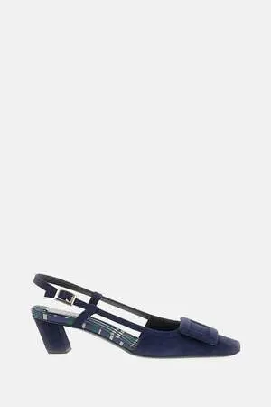 ROGER VIVIER Slingback Pumps With Buckle Detail - Multicolor