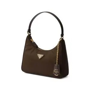Prada Hobo Shoulder Bag - Brown