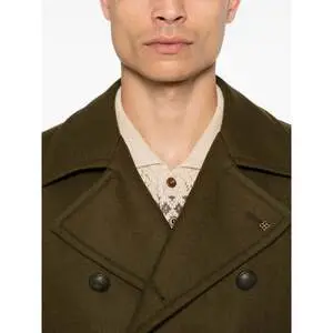 Tagliatore Double-breasted Wool Jacket - Green