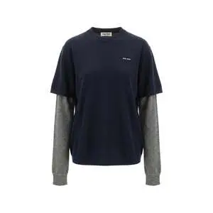 Miu Miu Knitwear Jumpers - Blue