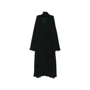 TOTEME Viscose Evening Dress With Scarf Detail - Black