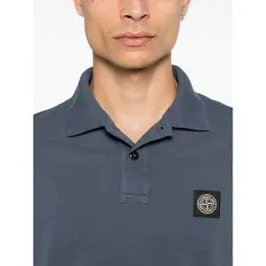 Stone Island Polo Shirts - Blue