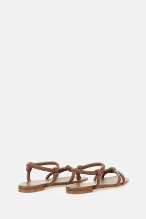 GIANVITO ROSSI Juno 05 Nappa Flat Sandals