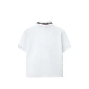 Versace Slim Fit Short Sleeve Polo Shirt With Greca Detail