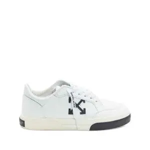 Off-White Low Top Sneakers With Signature Arrows Motif - White