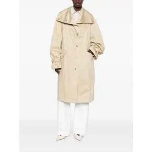 TOTEME Cotton Trench Coat - Cream
