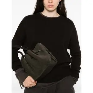 Yuzefi Suede Shoulder Bag - Brown
