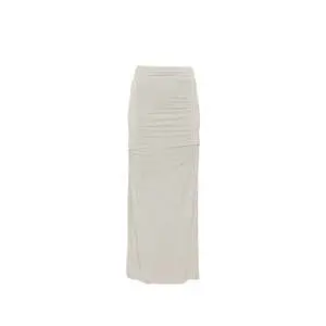 TOTEME Asymmetric Draped Skirt - Gray
