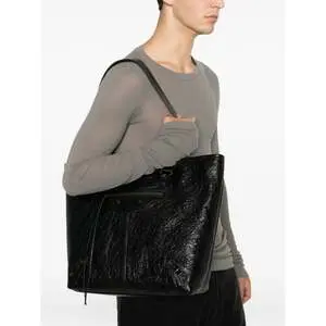 Balenciaga Crinkled Leather Tote Bag