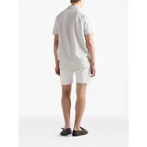 Prada Neutrals Polo Shirts - Cream