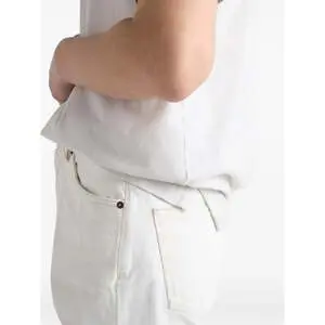Prada Neutrals Polo Shirts - Cream