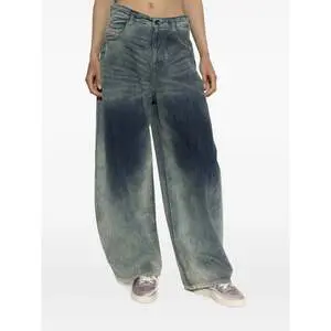 DIESEL® Wide-leg Denim Jeans - Blue