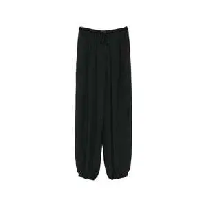 FORTE_FORTE Trousers Straight Trousers - Black