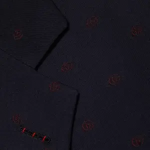 Gucci Gg-print Single-breasted Wool Suit