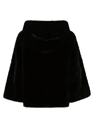 Pinko Faux Fur Hooded Jacket
