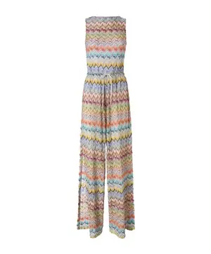 Missoni Zigzag-knit Jumpsuit - Multi-color