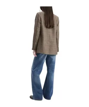 A.p.c. Annie Blazer In Check Pattern