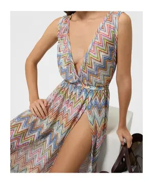 Missoni Zigzag-knit Beach Dress