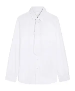 Dries Van Noten Classic Cotton Shirt With Tie
