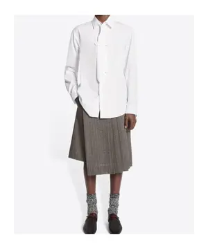 Dries Van Noten Cilian Tie-detail Shirt - White