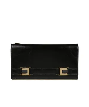 Elisabetta Franchi Chain Logo Wallet