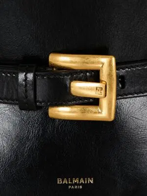Balmain Shuffle" Mini Leather Shoulder Bag - Multicolor